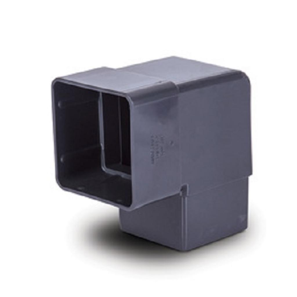 Anthracite Square Down Pipe 2.5mt Length 65mm Steel Anthracite Grey ...