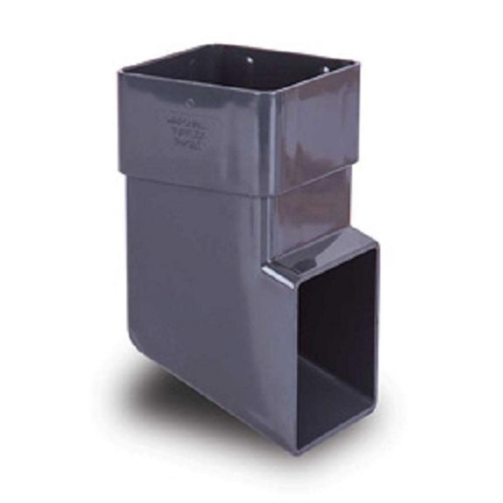 Anthracite Square 112° Down Pipe Offset Bend