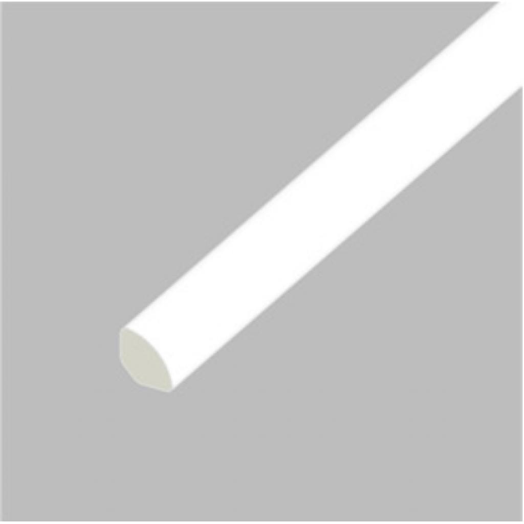 White PVC Flat Back Architrave 40mm - 5m