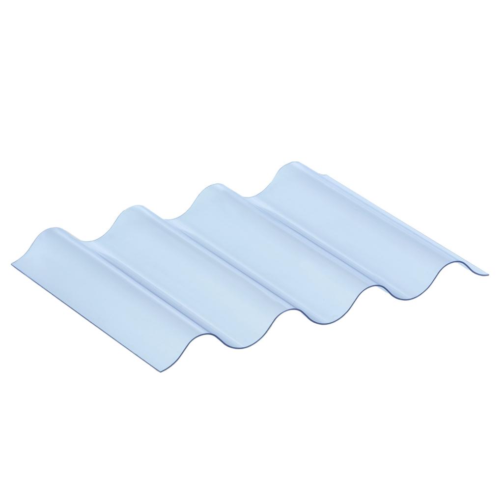 3" Clear Corrugated Roofing Sheet | Standard Profile