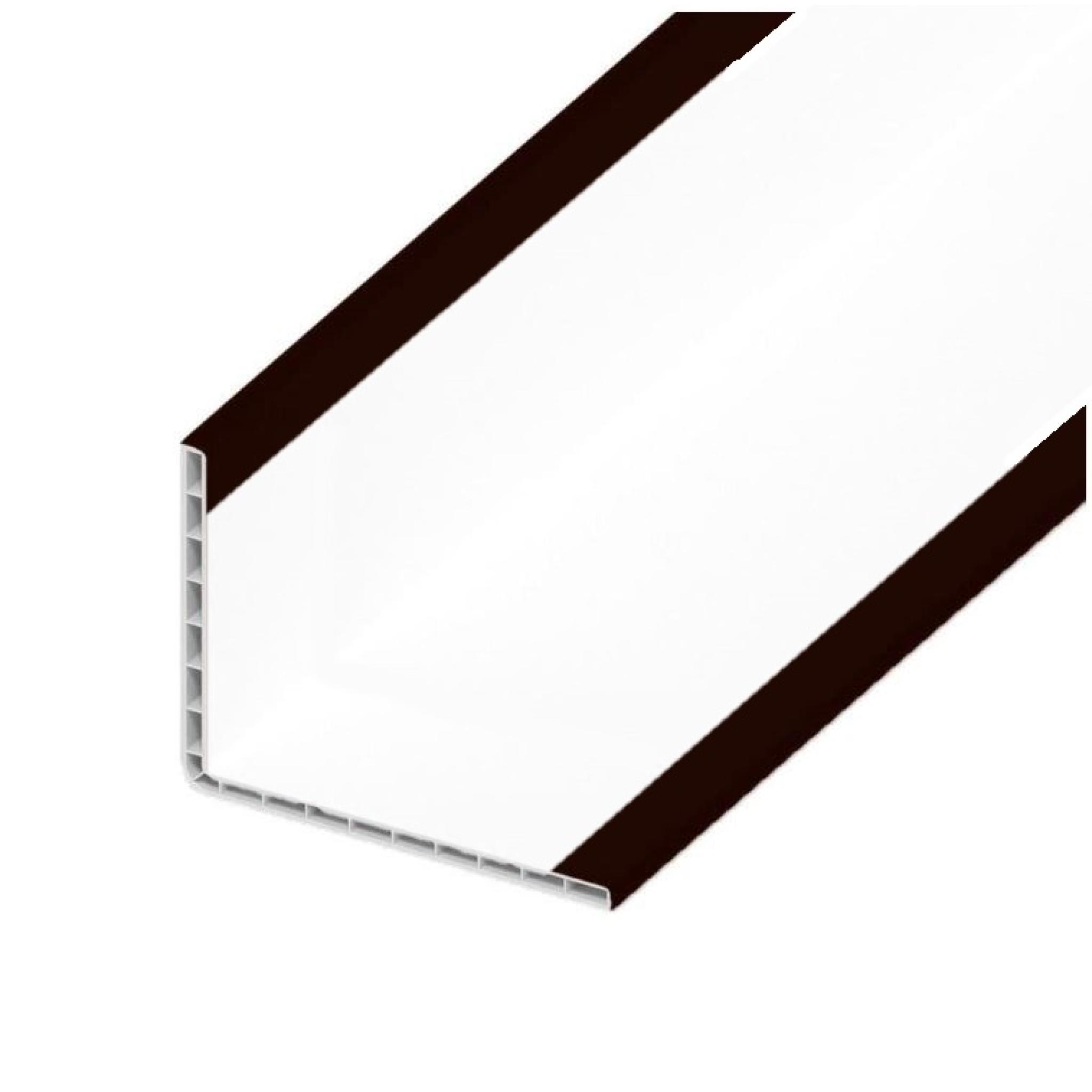 Rosewood PVC 100mm x 80mm Hollow Rigid Angle