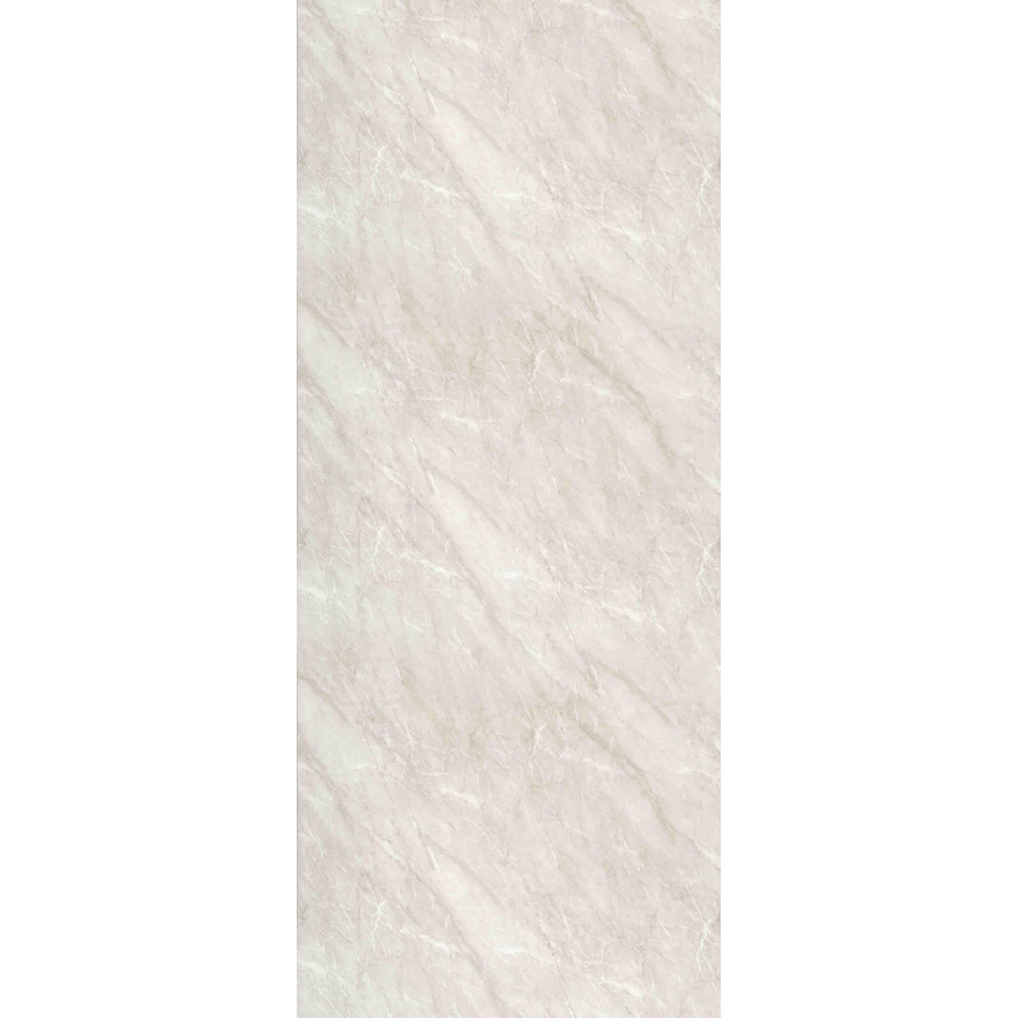 Light Grey Marble Gloss - Economy PVC Bathroom Panel