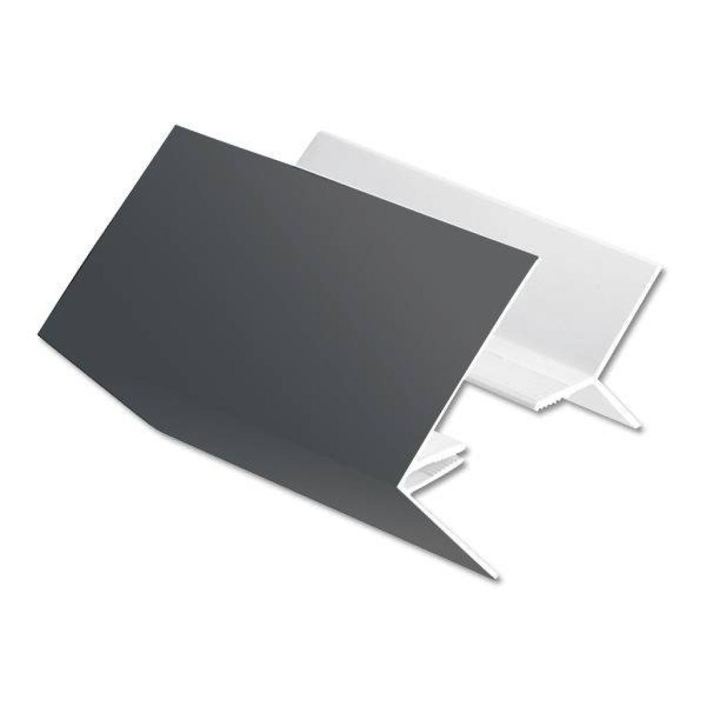 100mm Anthracite Open V External Cladding - Exterior Cladding