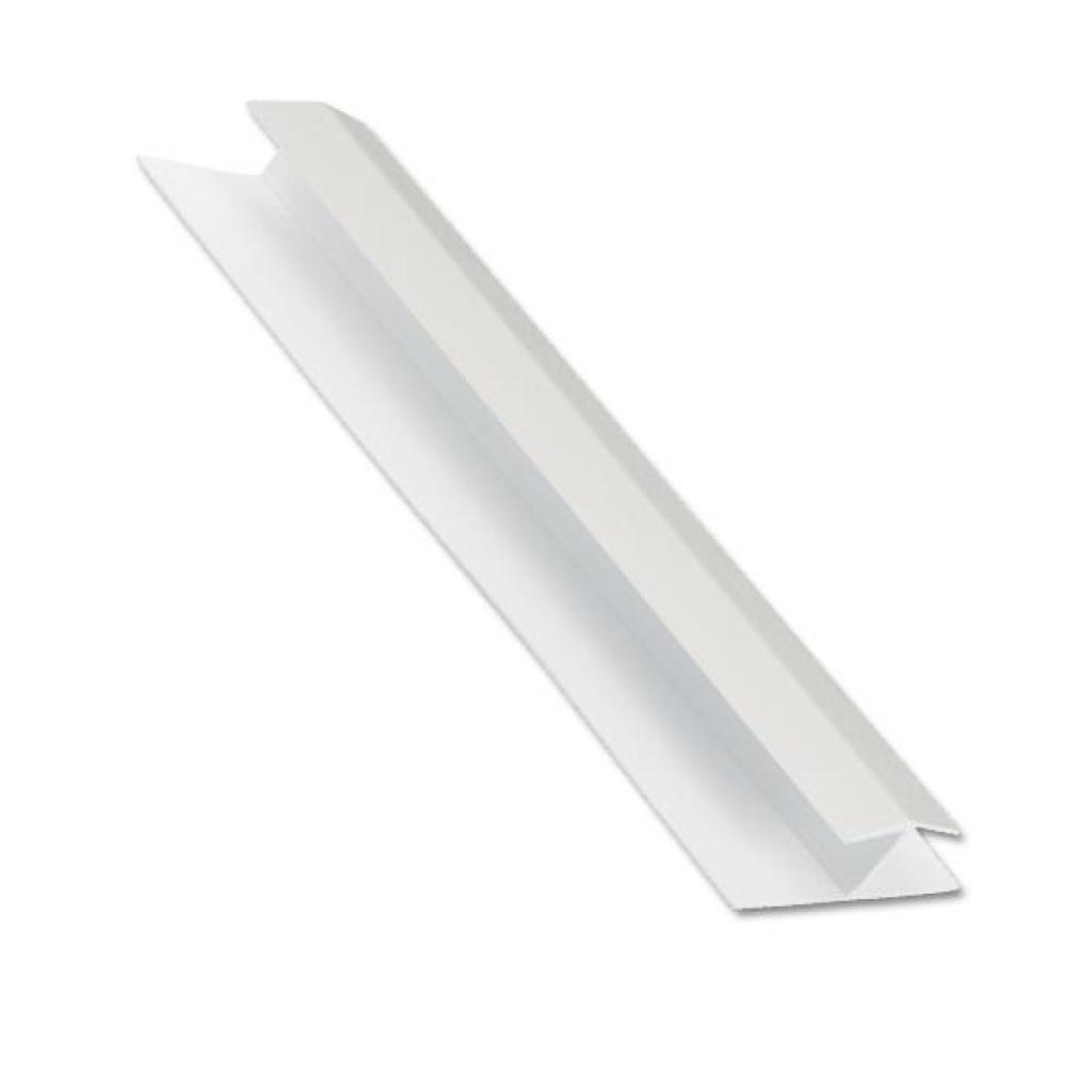 Foiled White uPVC 2 Part Corner Shiplap Cladding Trim