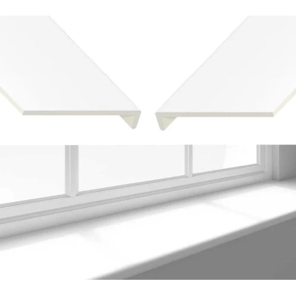 White Square Window Sill & Board - White Square UPVC