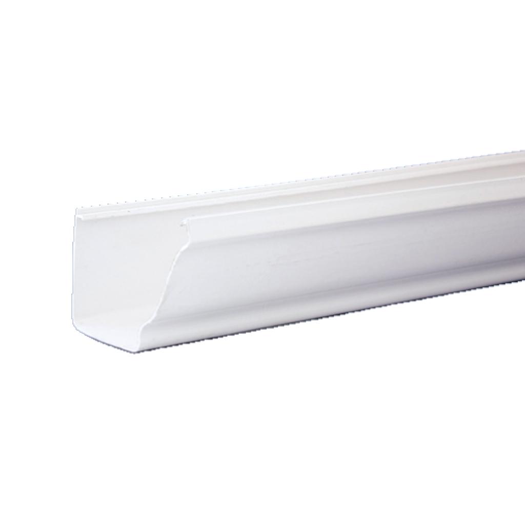 Kalsi Aquaflow White Ogee Gutter 4mt Length