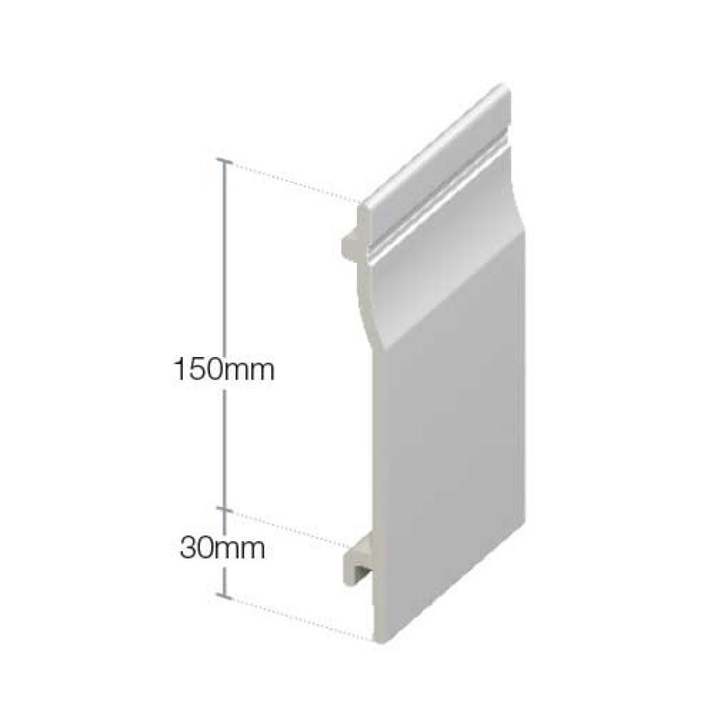 150mm Rosewood PVC Shiplap External Cladding - Exterior