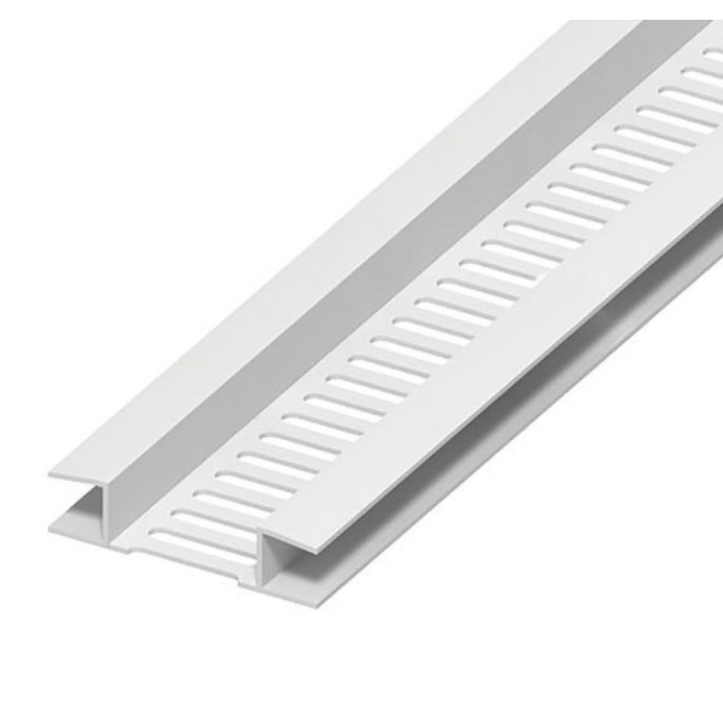 Soffit Board Starter Trim / J Trim White 5mt