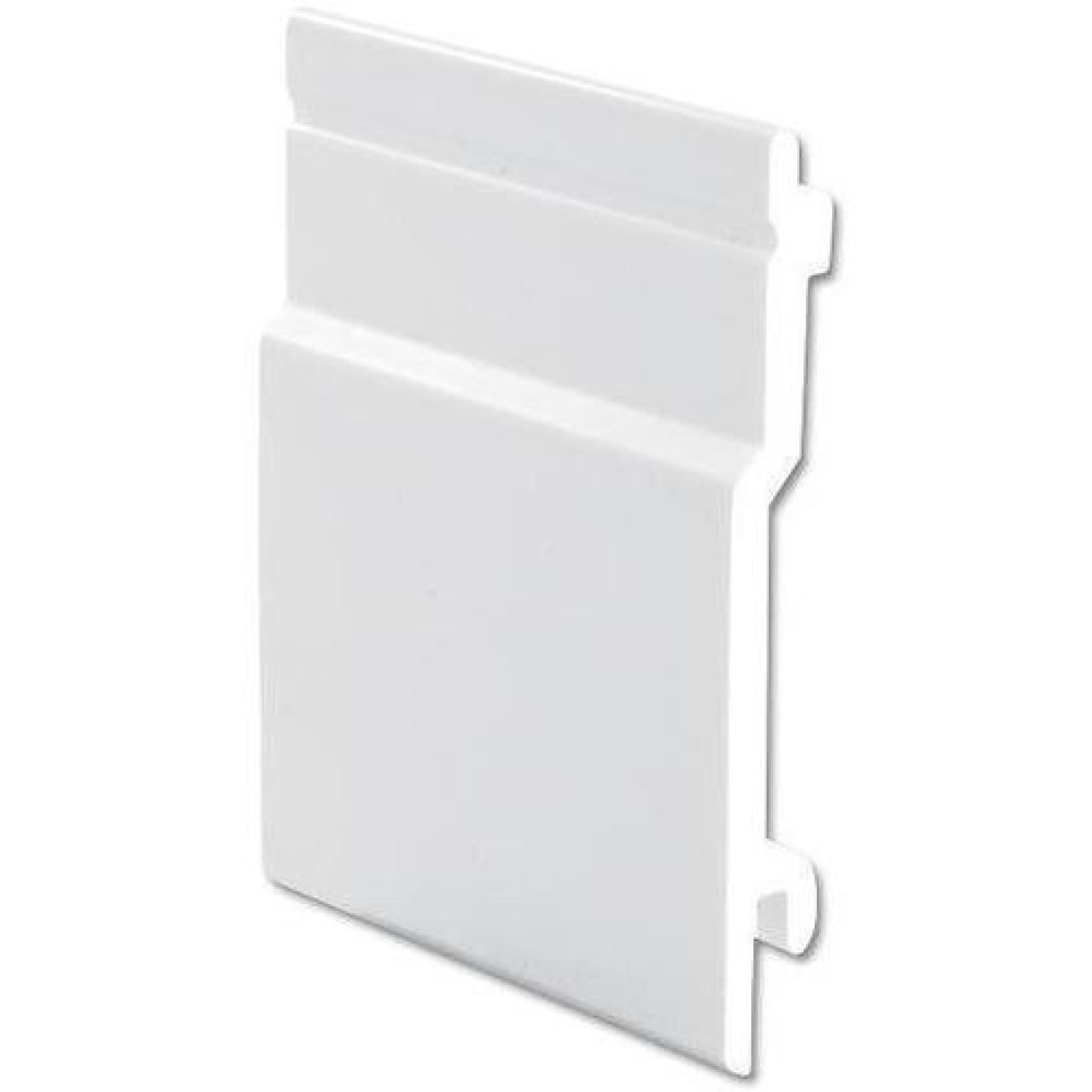 100mm White Open V External Cladding - Exterior Cladding UPVC