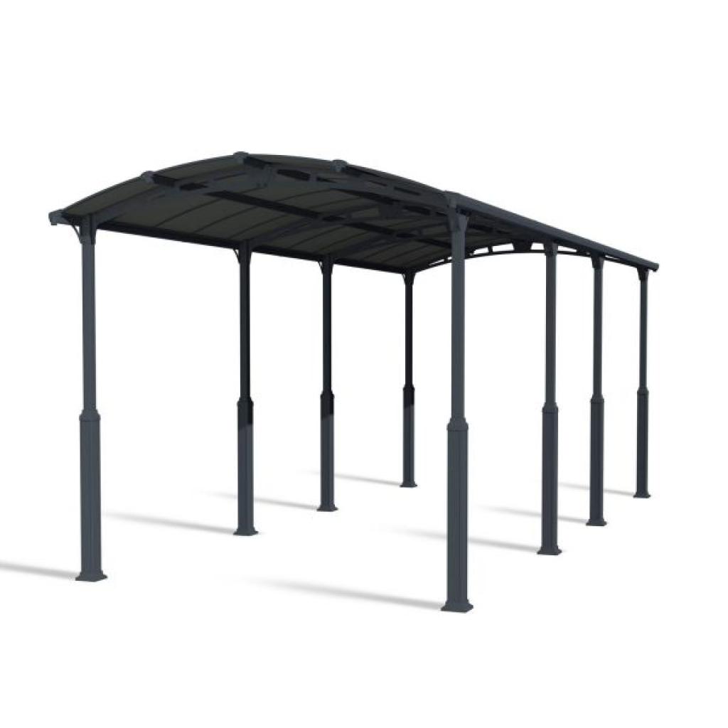 Arizona Wave 10ft x 16ft Cantilever Carport- Grey Aluminium