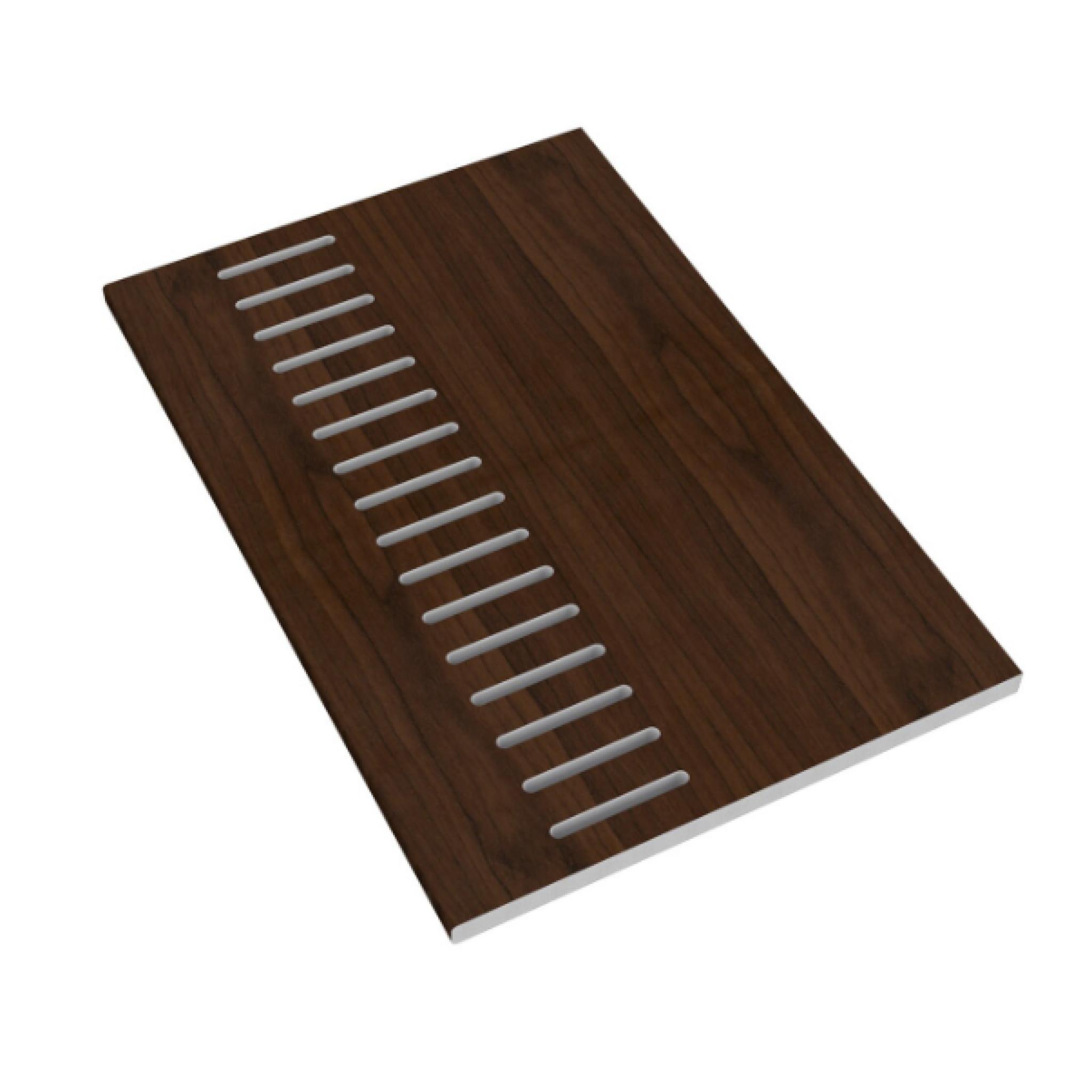 Freefoam Rosewood 10mm uPVC Vented Soffit Board -5m