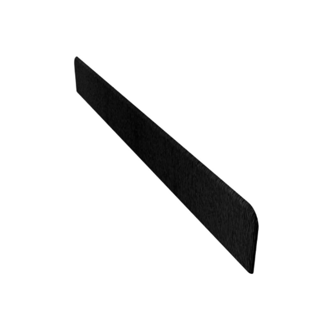 Black Ash Square Window Board & Sill Cover - Black UPVC