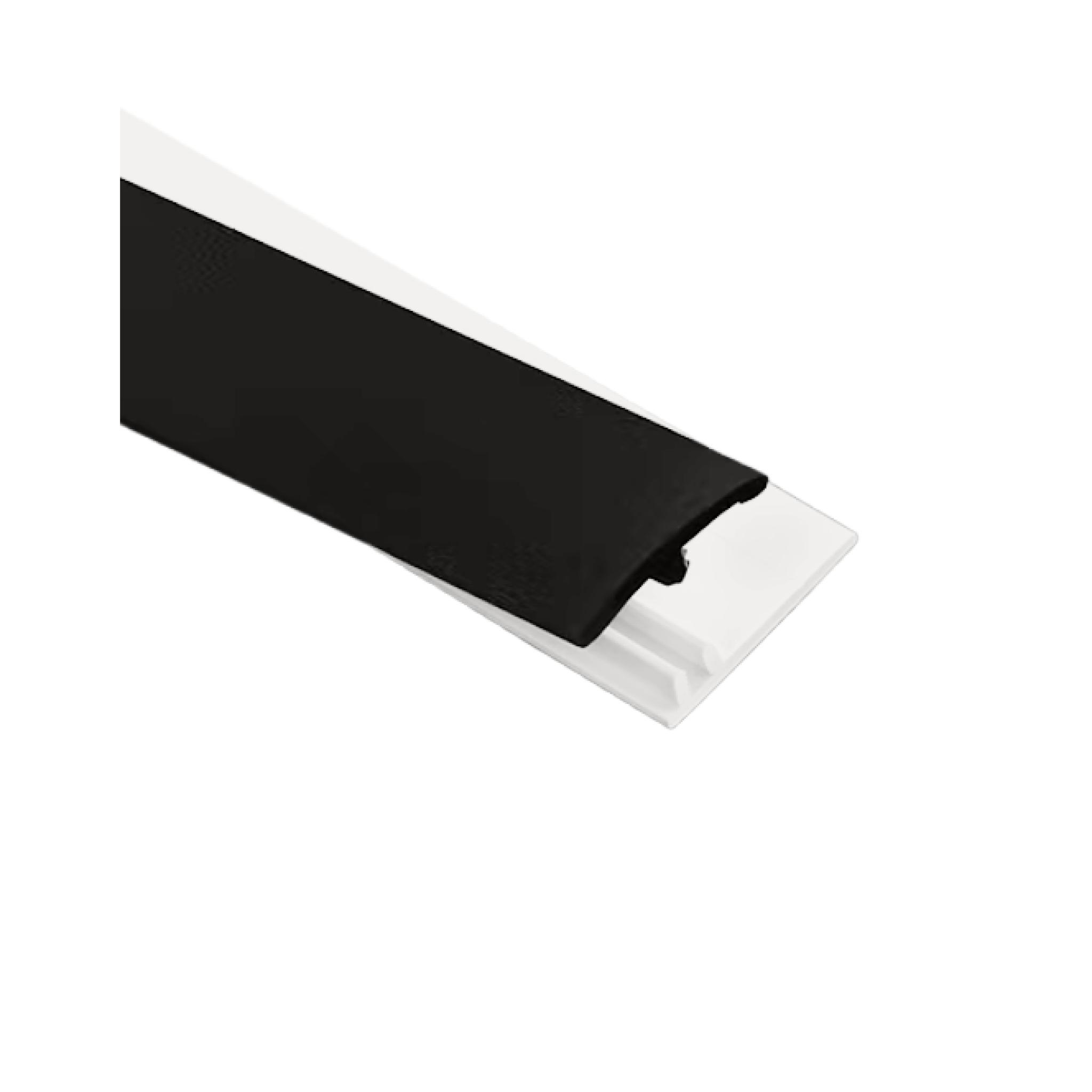 Slate Black Gloss Wall Cladding Two Part Transition Strip