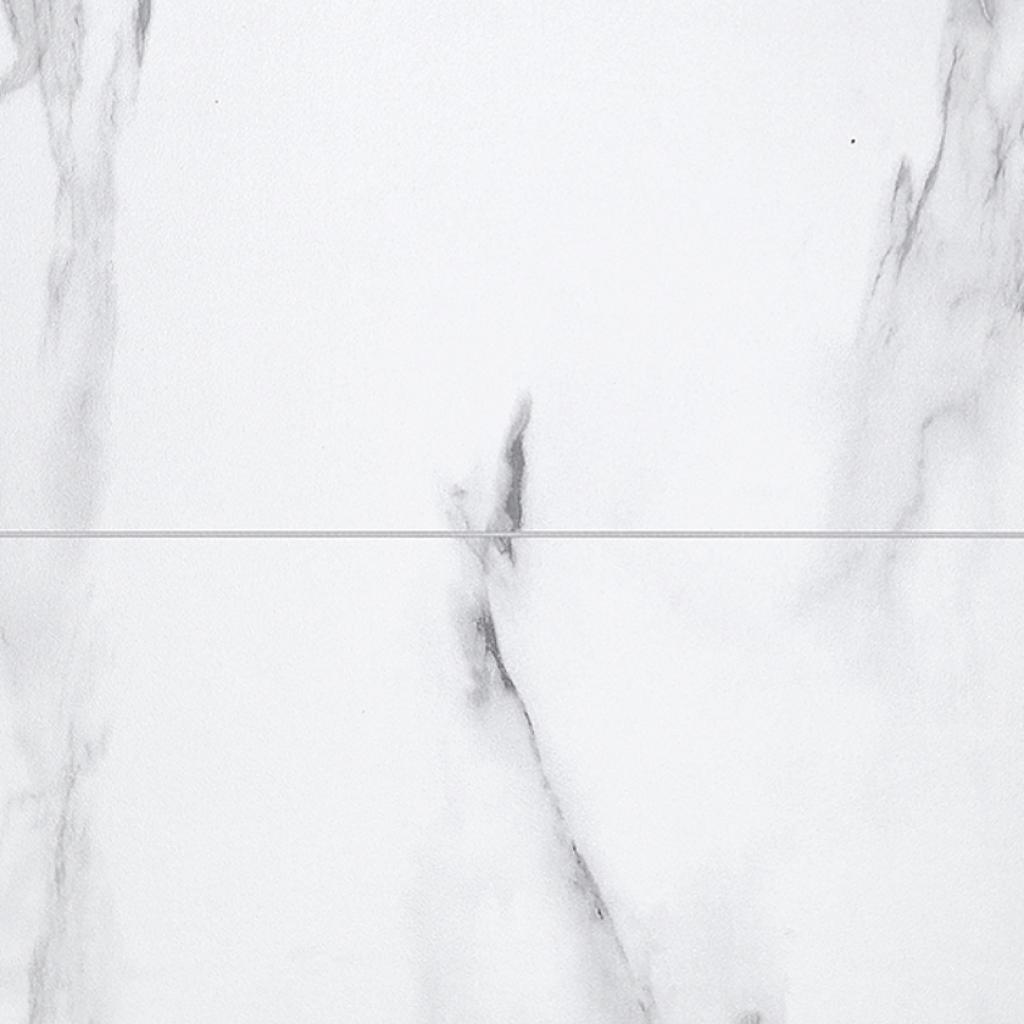 White Marble Satin Tile Effect Shower Wall Panel